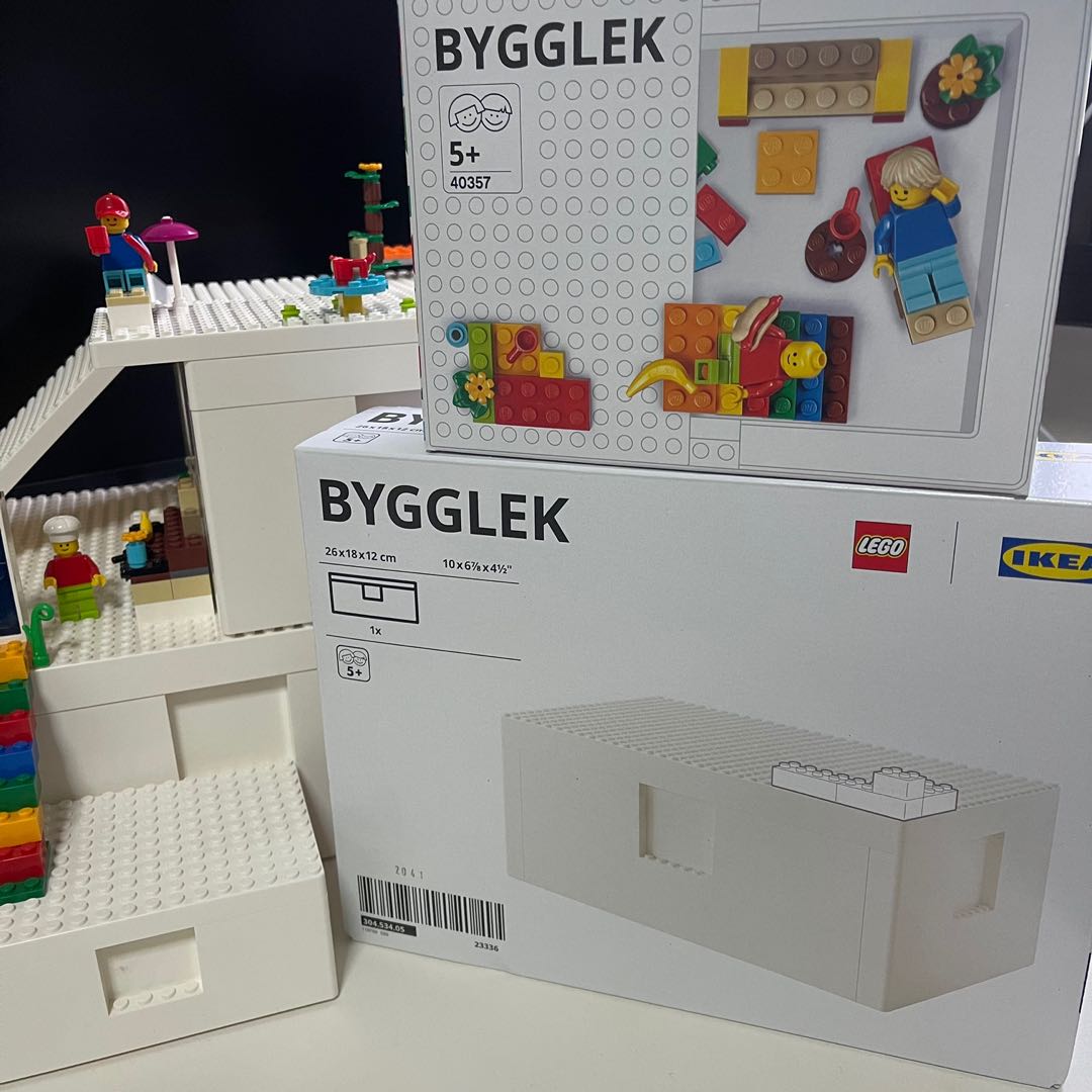 LEGO BYGGLEK w medium storage box, Hobbies & Toys, Toys & Games on ...