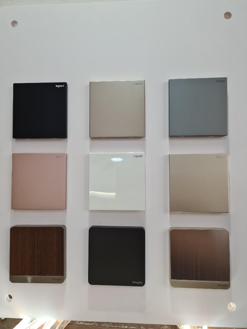 [Legrand galion] Designer 1 gang switch blank plate, Furniture & Home ...