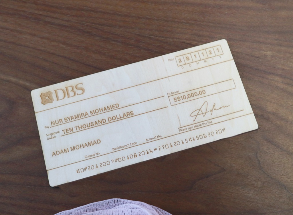 Light Wood Mock up Cheque Wooden, Design & Craft, Handmade Craft on ...