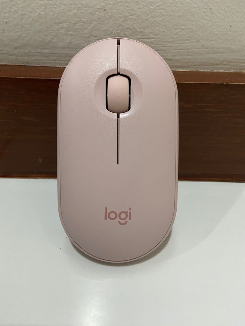 Logitech M350 Pebble original wireless mouse Pink, Computers & Tech ...