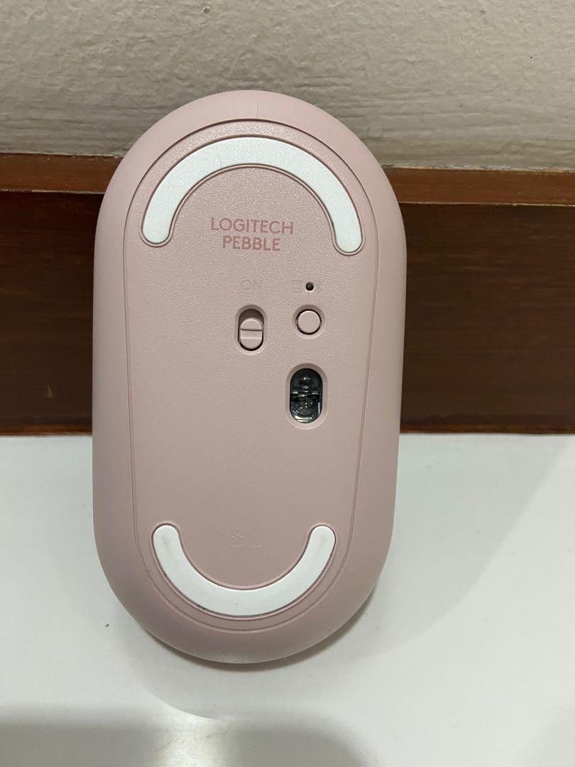 Logitech M350 Pebble original wireless mouse Pink, Computers & Tech ...