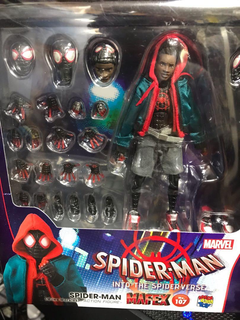 Mafex 107 Miles Morales 日版 Spiderman, 興趣及遊戲, 玩具 & 遊戲類 - Carousell