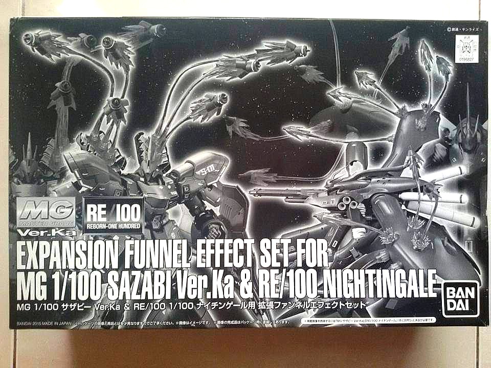 Mg 1/100 Expansion Funnel Effect Set For Sazabi & Nightingale, Hobbies ...