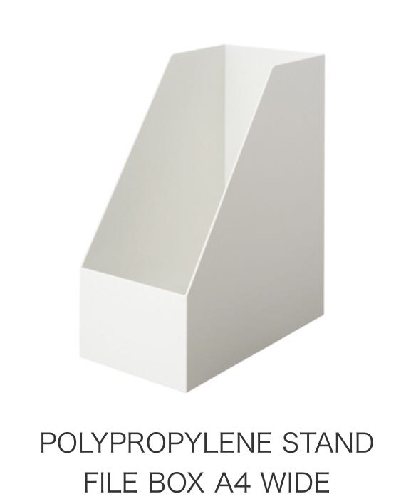 Muji Polypropylene File Stand, Furniture & Home Living, Home ...
