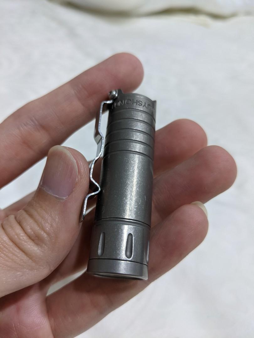 Muyshondt Aeon Mkiii Titanium Flashlight, Everything Else on Carousell
