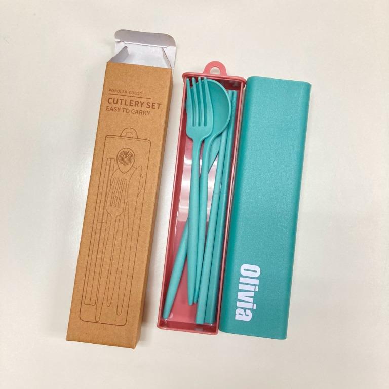 Customised Cutlery Set with Colour Box, Hobbies & Toys, Stationery ...
