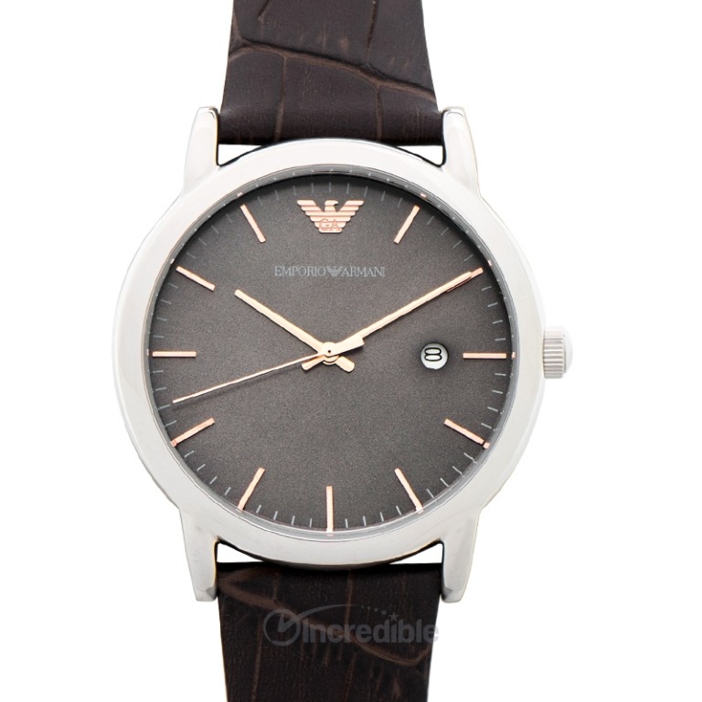 [NEW] Emporio Armani Luigi Quartz Grey Dial Men's Watch AR1996, Luxury ...
