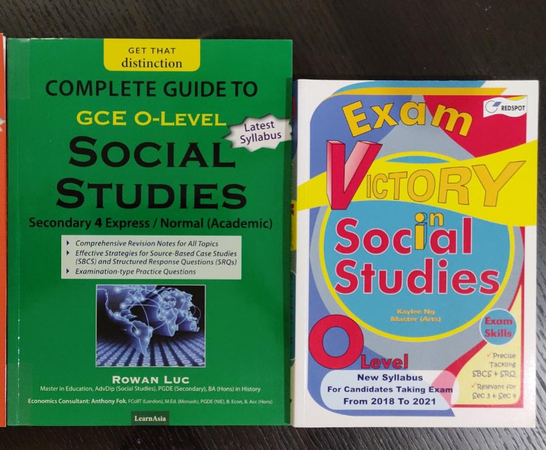 O levels secondary social studies guide books, Hobbies & Toys, Books ...