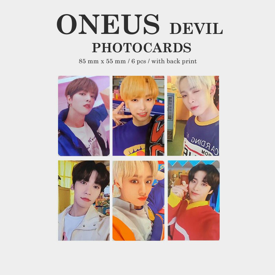 ONEUS DEVIL PHOTOCARDS (Please read the note), Hobbies & Toys ...