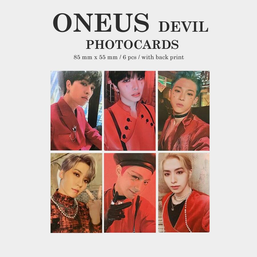 ONEUS DEVIL PHOTOCARDS (Please read the note), Hobbies & Toys ...