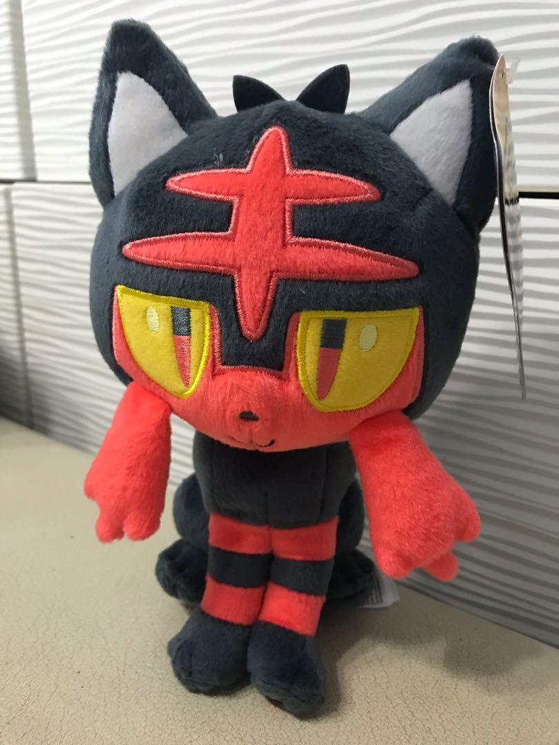 Original Tomy Pokémon plushie: Litten, Hobbies & Toys, Toys & Games on Carousell