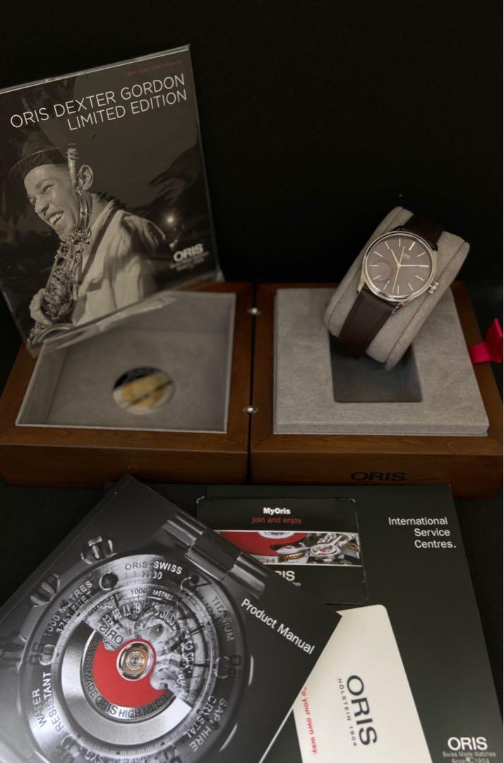 Oris Dexter Gordon Limited Edition, Men's Fashion, Watches ...