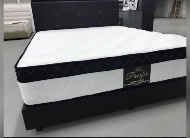 Pacific Euro Top Pocketed Spring Set, Furniture & Home Living ...