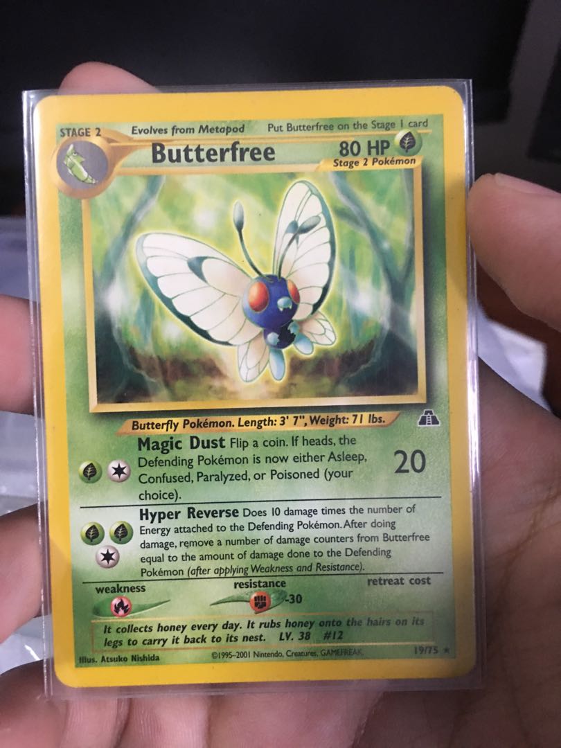 Pokemon Card - Butterfree rare vintage, Hobbies & Toys, Toys & Games on ...