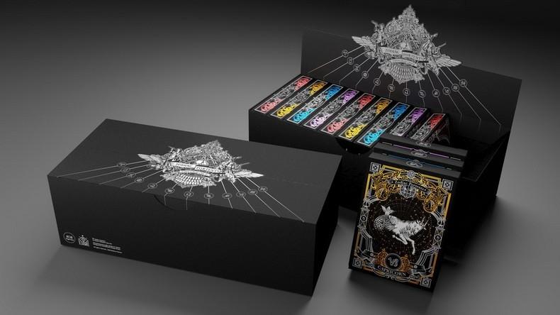 Poker Cards - Zodiac Portents 12 Collections. Collectible Boxed Set including all 12 decks. TCC ...