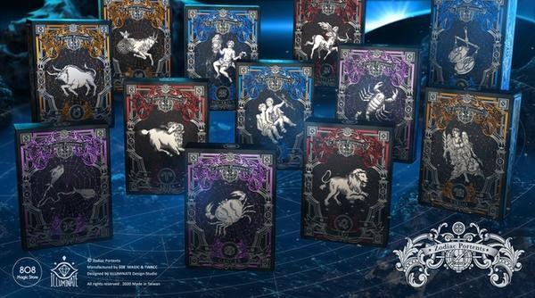 Poker Cards - Zodiac Portents 12 Collections. Collectible Boxed Set including all 12 decks. TCC ...