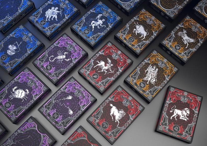Poker Cards - Zodiac Portents 12 Collections. Collectible Boxed Set including all 12 decks. TCC ...