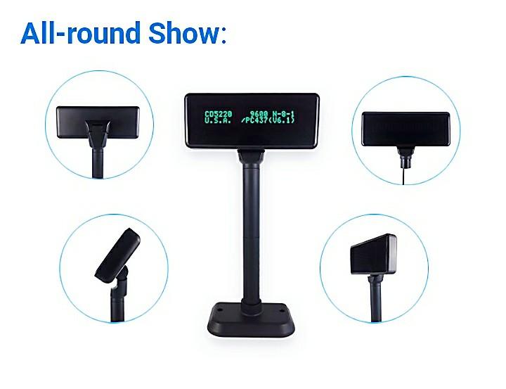 POS system VFD LED display screen USB connection, Computers & Tech ...