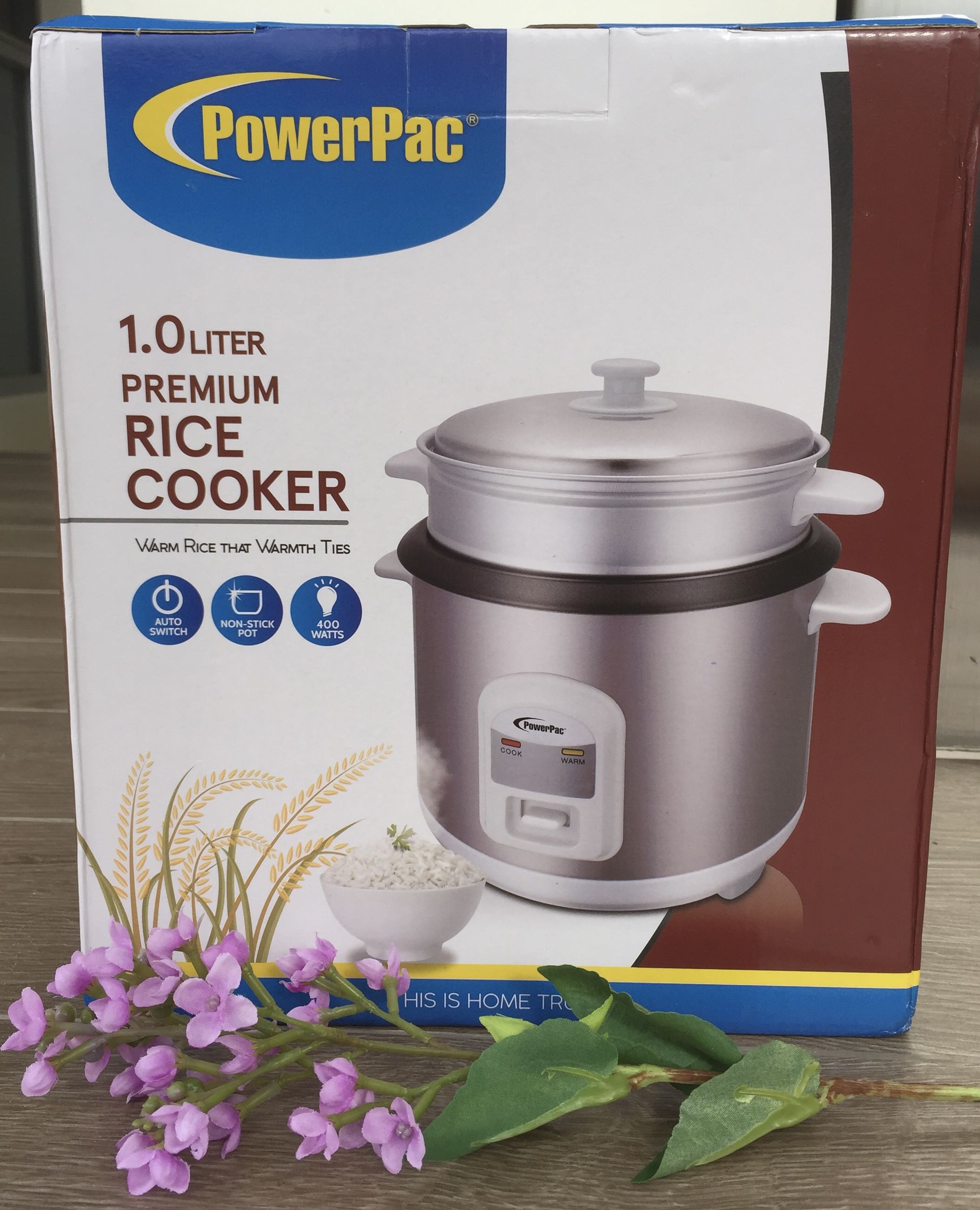 PowerPac Premium 1 L Rice Cooker, TV & Home Appliances, Kitchen ...