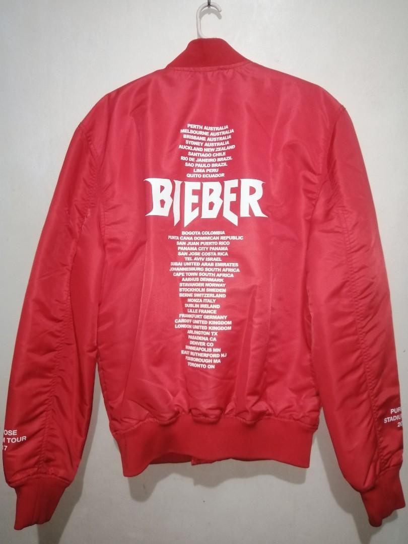 PURPOSE TOUR BOMBER JACKET, Men's Fashion, Coats, Jackets and Outerwear ...