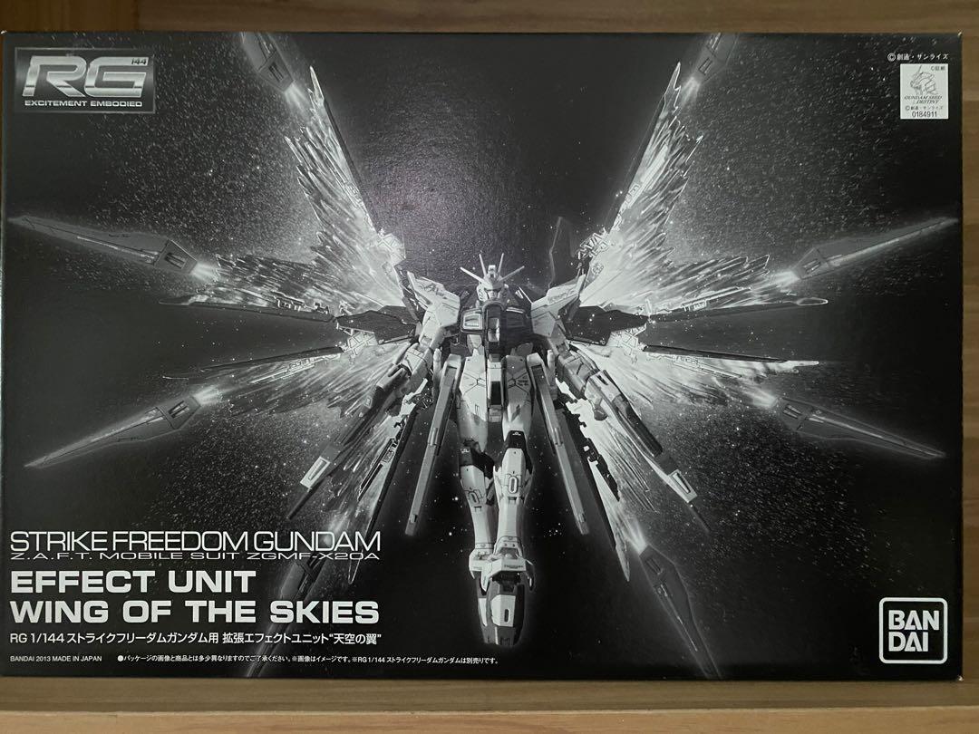 RG Strike Freedom Gundam Effect Unit Wings of the Skies, Hobbies & Toys ...