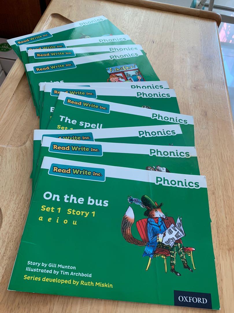 RWI Read Write Inc. Phonics Set 1 (green) Story 1-10, 興趣及遊戲, 書本 & 文具 ...