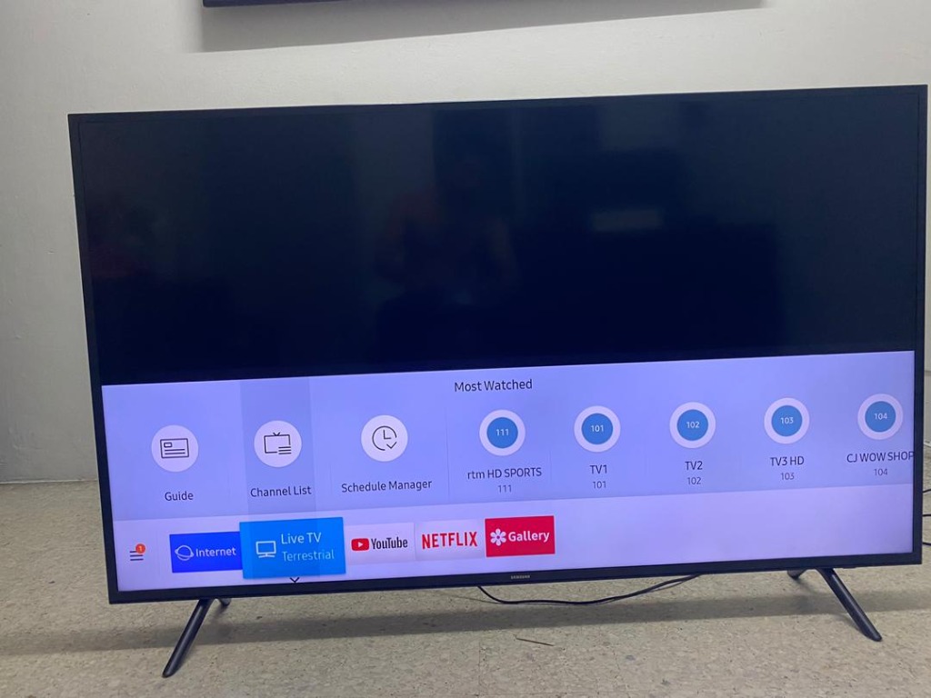 SAMSUNG 55 INCH SMART LED TV, TV & Home Appliances, TV & Entertainment ...