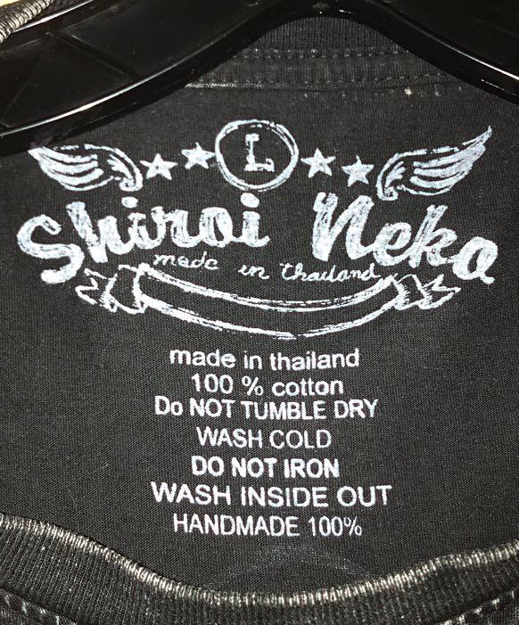 SHIROI NEKO "MANCHU KING " T-SHIRT, Men's Fashion, Tops & Sets, Tshirts ...