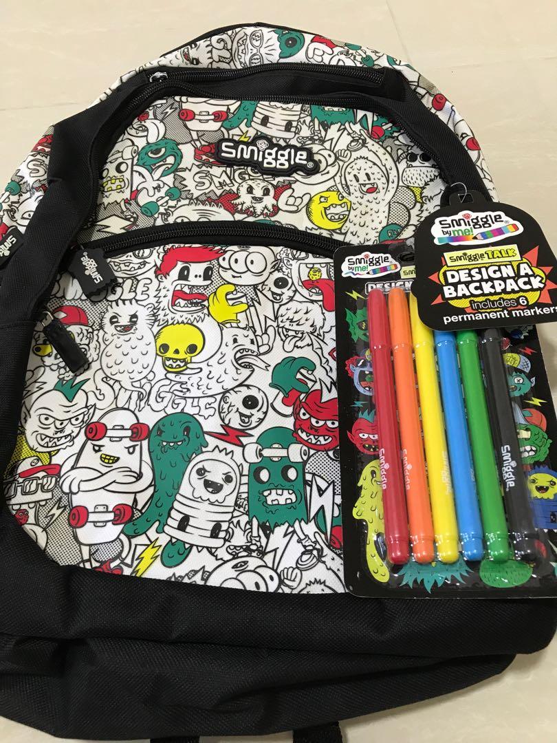 Smiggle design a backpack, Babies & Kids, Going Out, Diaper Bags ...