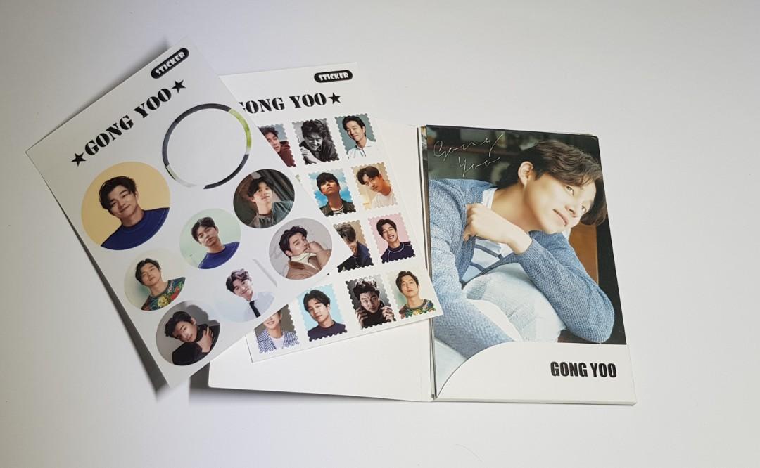 Song joong ki and gong yoo cards, stickers, post its, Entertainment, K ...