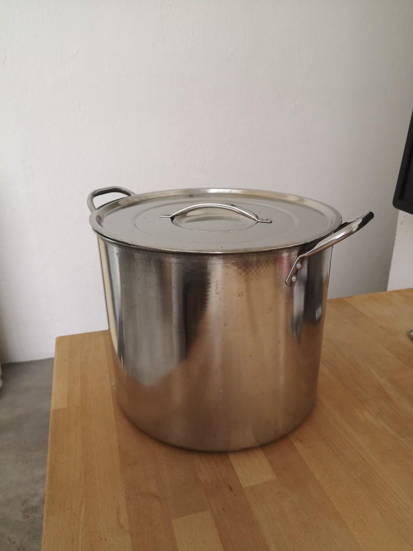 Stainless Steel Large Cooking Pot, Home Appliances, Kitchenware on ...