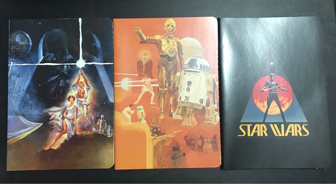 Star Wars notebook (pack of 3), Hobbies & Toys, Stationery & Craft ...