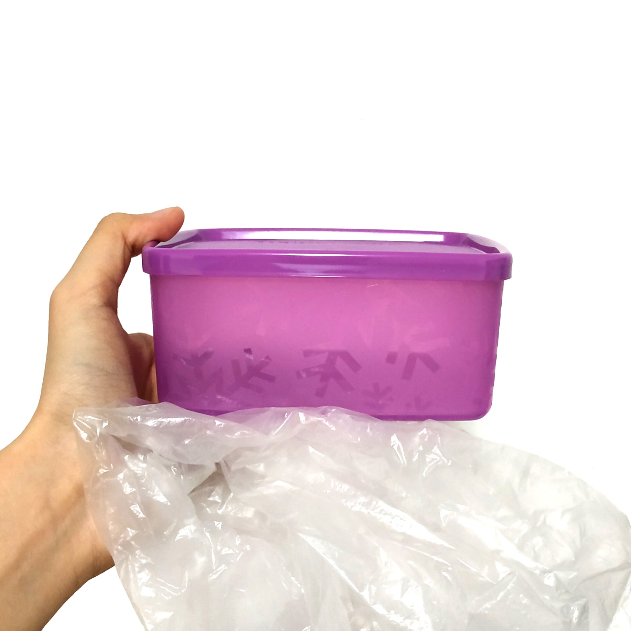 Tupperware 400 ml Square Round Snowflake Container, Furniture & Home ...
