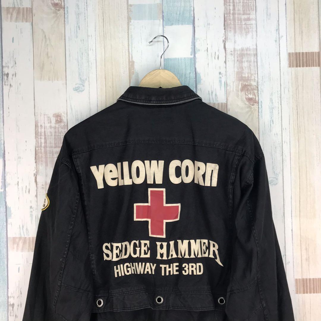 Vintage 90s Yellow Corn Sledge Hammer Jacket, Men's Fashion, Coats ...