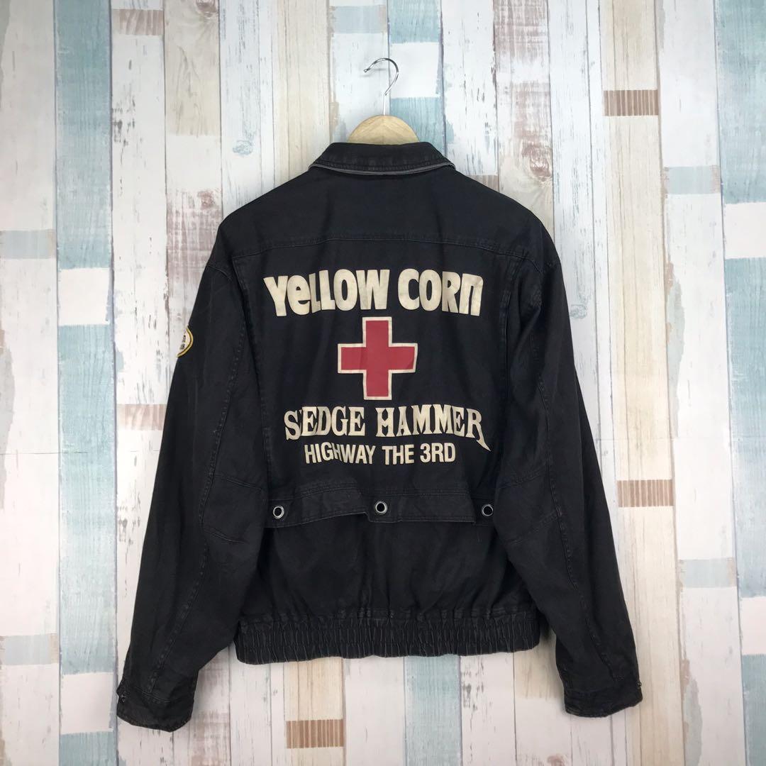 Vintage 90s Yellow Corn Sledge Hammer Jacket, Men's Fashion, Coats ...