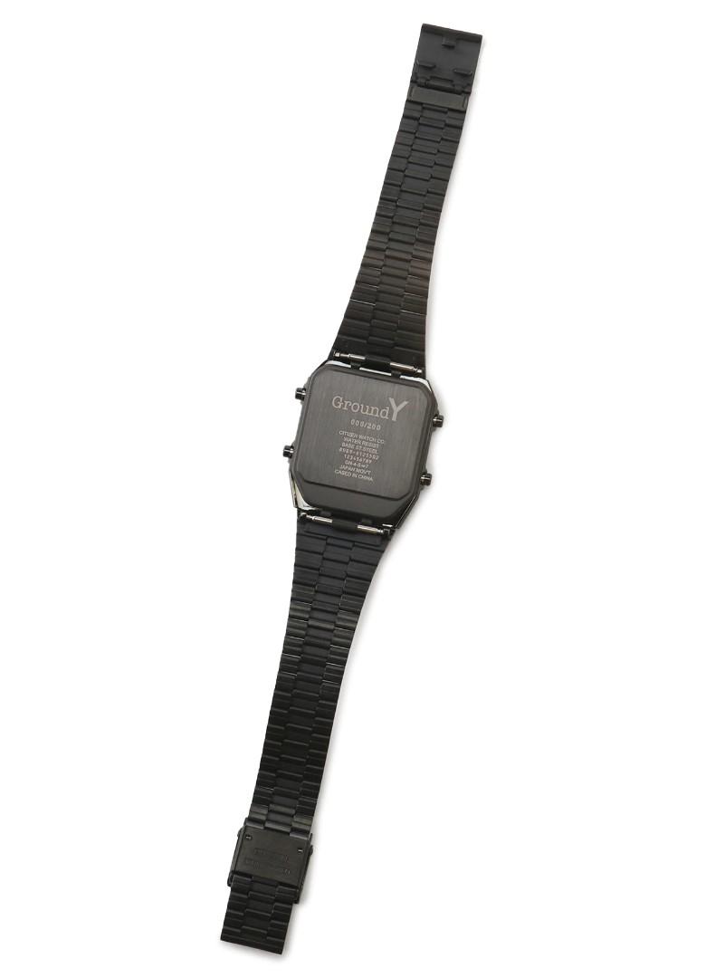 Yohji Yamamoto Ground Y x Citizen Limited Edition Ana Digitemp Watch ...