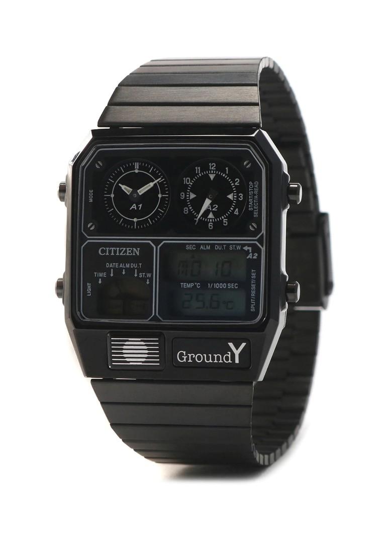 Yohji Yamamoto Ground Y x Citizen Limited Edition Ana Digitemp Watch ...