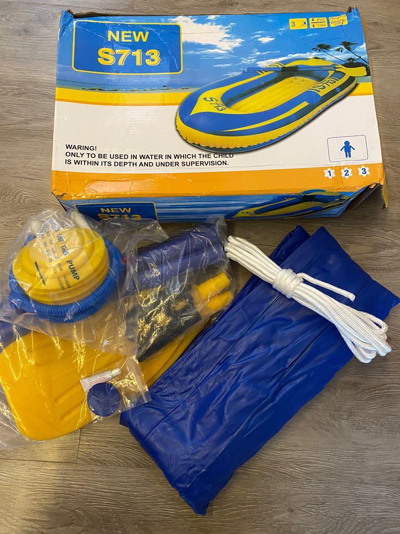 Single Person Inflatable Boat Kayak Fishing Boat, Sports Equipment ...