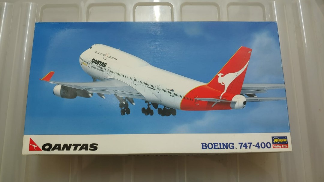 國泰 CX RR Engine Qantas 747-400 Hasegawa 1/200 長谷川 飛機模型, 興趣及遊戲, 收藏品及紀念品 ...