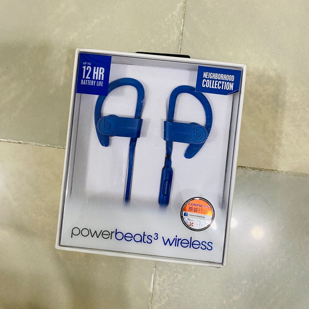 全新 New Power Beats 3 wireless 藍色 (blue color), 興趣及遊戲, 音樂樂器 & 配件, 樂器配件 ...