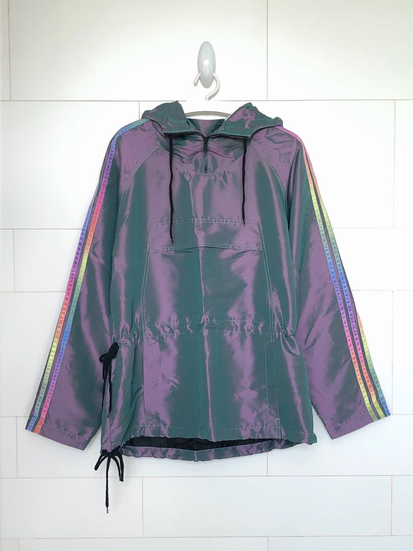 Adidas Originals by Jeremy Scott - Parka JS Rainbow Multicolor Jacket ...