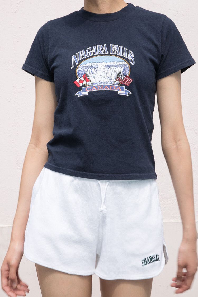brandy melville niagara falls navy blue helen top , Women's Fashion ...