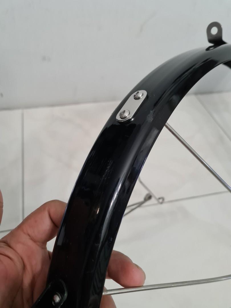 Brompton Front & Rear Mudguard Fender Black Edition, Sports Equipment ...
