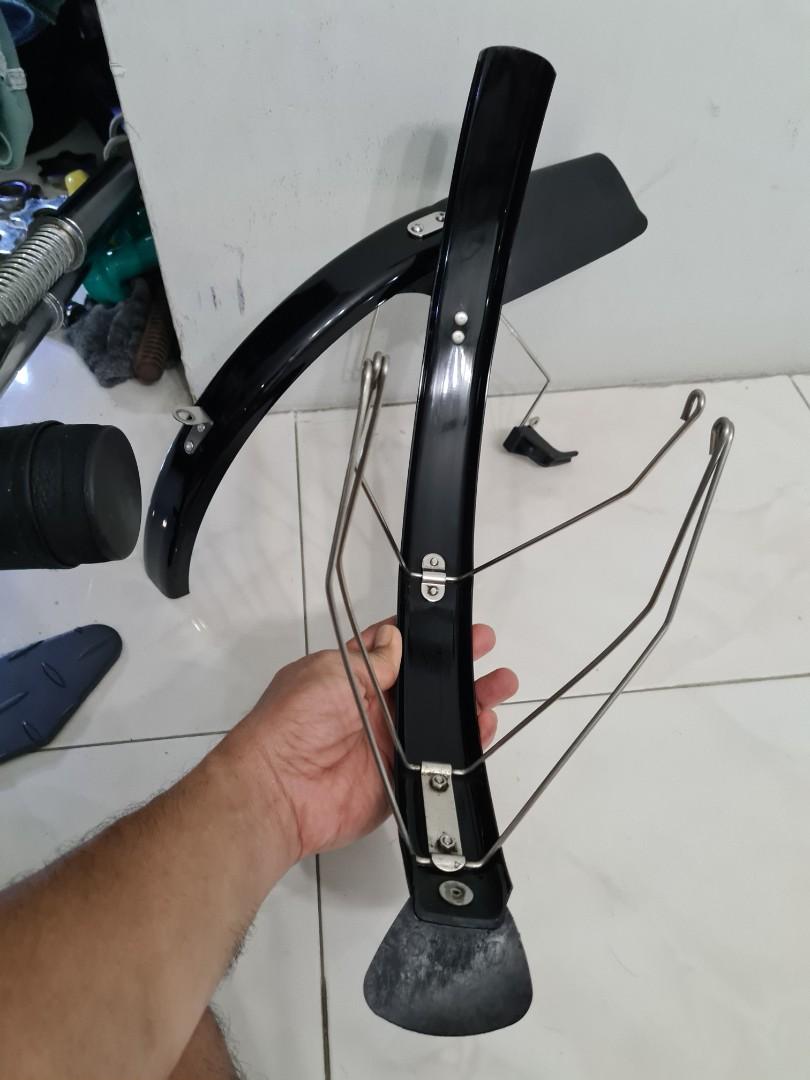 Brompton Front & Rear Mudguard Fender Black Edition, Sports Equipment ...