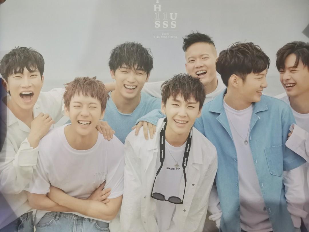 BTOB Group Poster (Official Poster - Preloved), Hobbies & Toys ...