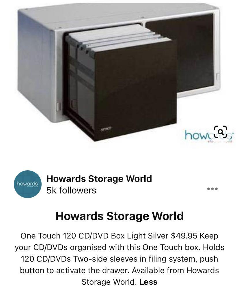 CD storage drawer and Muji pulp board, Hobbies & Toys, Music & Media ...