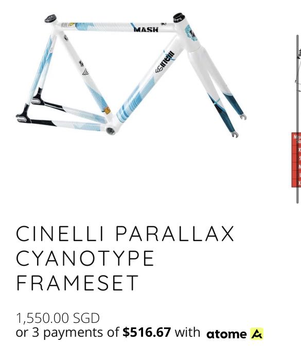 Cinelli mash cyanotype, Sports Equipment, Bicycles & Parts, Bicycles on ...