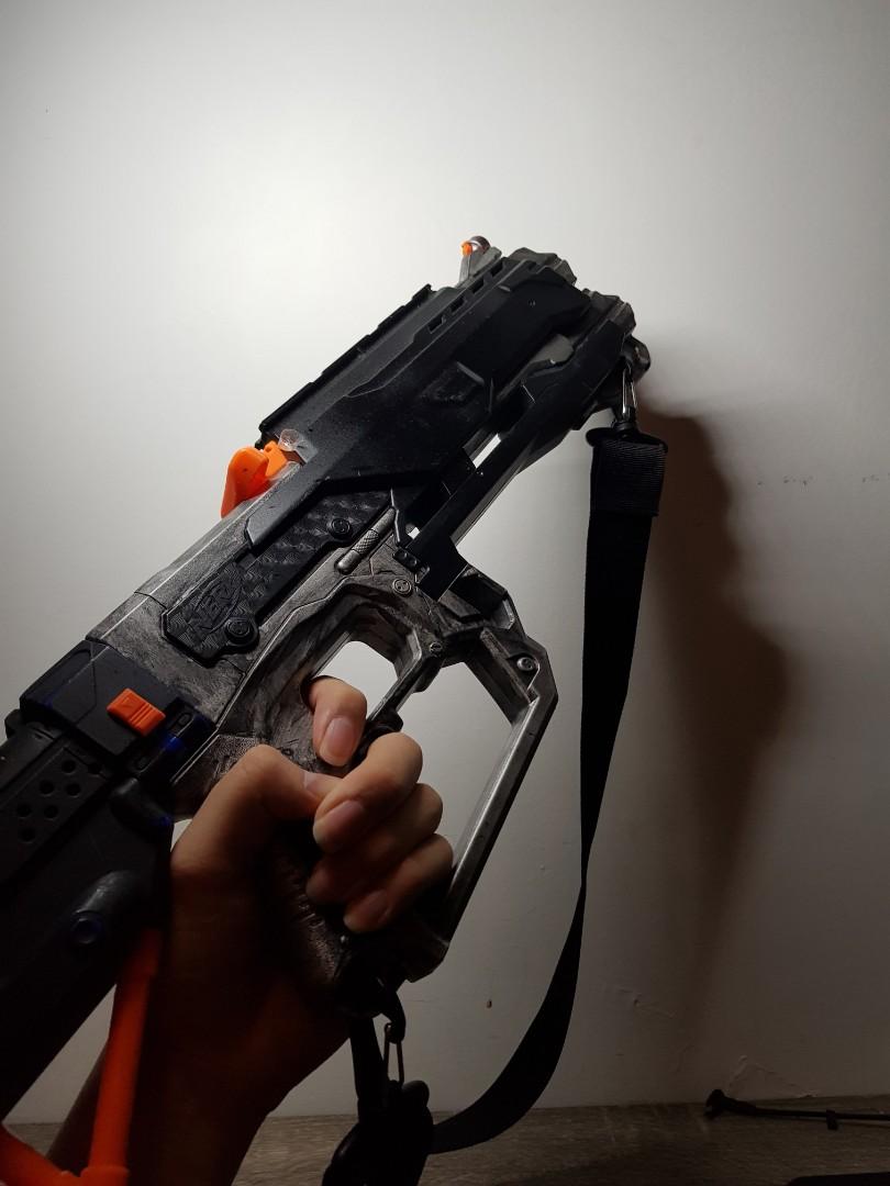 CUSTOM ZOMBIE STRIKE NERF GUN, Hobbies & Toys, Toys & Games on Carousell