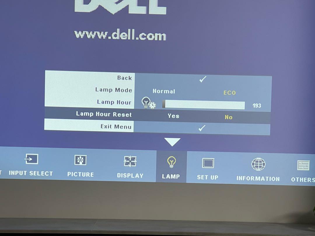 Dell 1210S DLP projector 2500Lm, TV & Home Appliances, TV ...