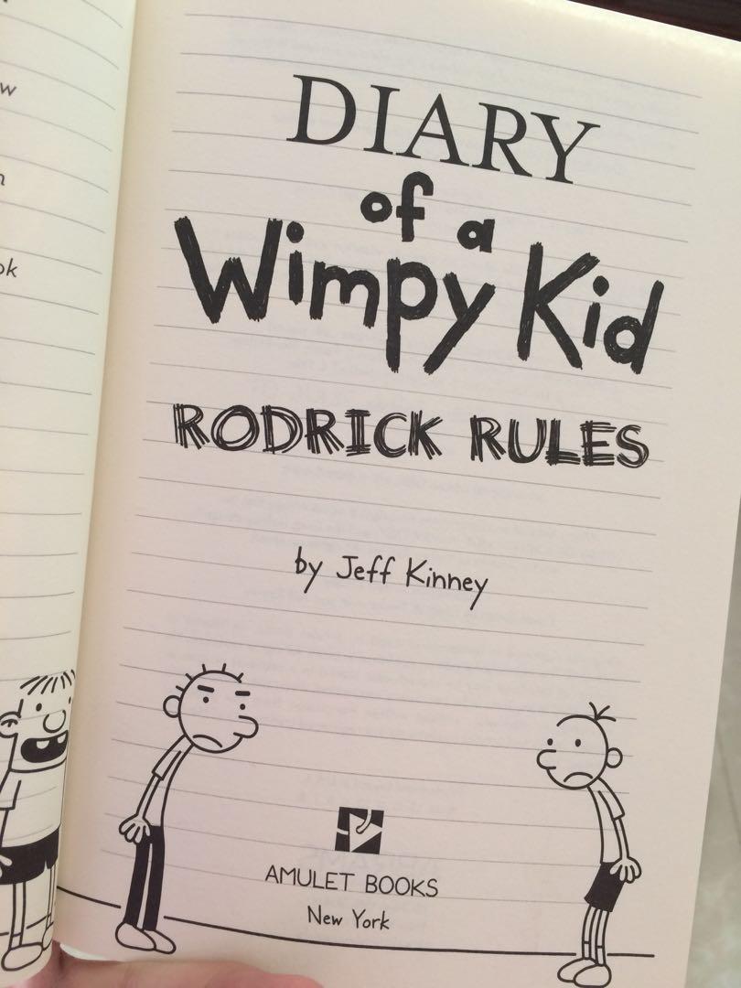 Diary of a Wimpy Kid - Roderick Rules, Hobbies & Toys, Books ...
